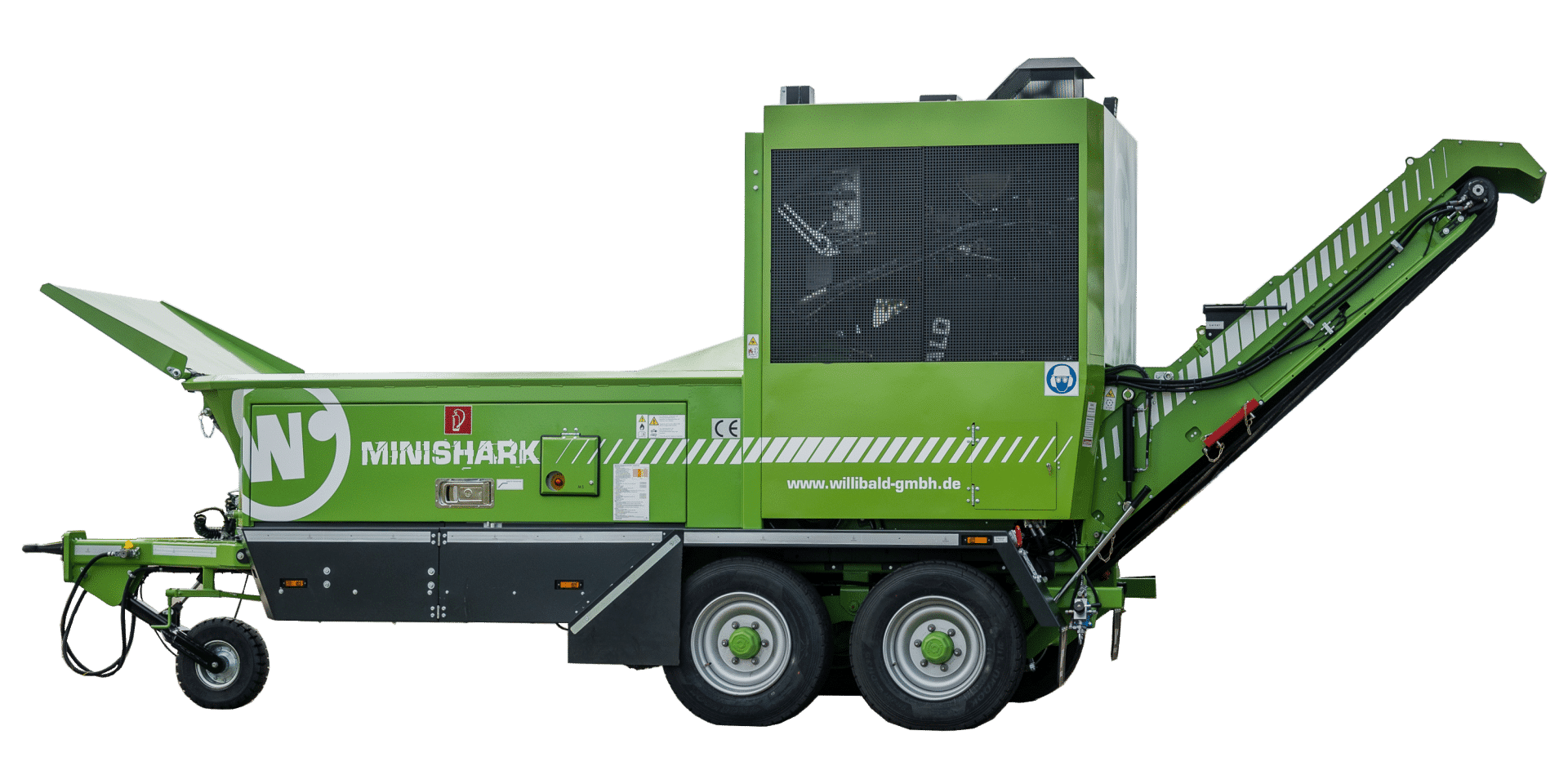 EP 5500 SHARK – Mobiler Hochleistungs-Schredder